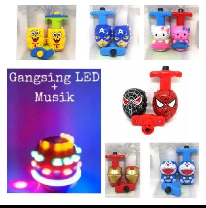 Mainan Gangsing Lampu LED dan Music/Mainan Gasing Lampu LED dan Musik ...