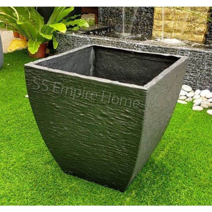 REX FP1 Fibreglass Flower Pot Pasu Bunga Garden Taman Plant Pokok Fiber ...