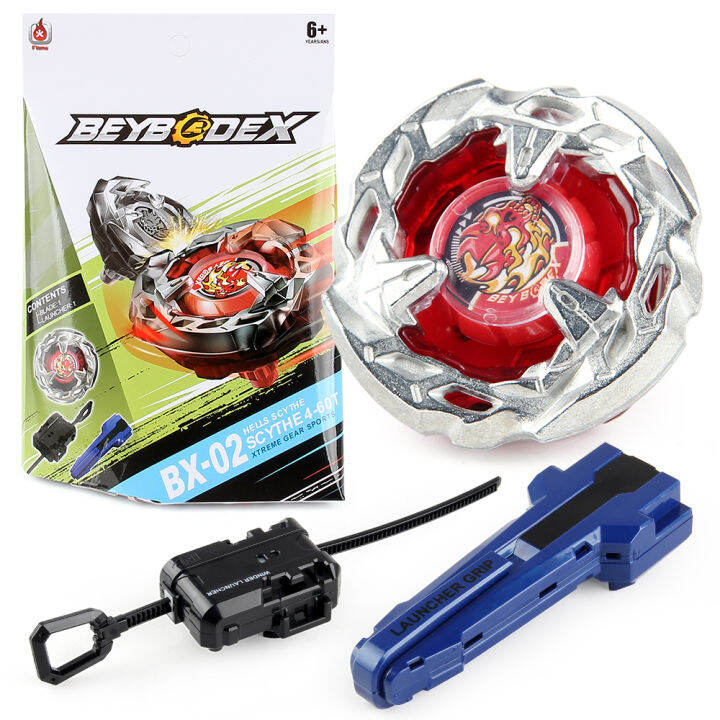 Beyblade X BX-02 HellsScythe 4-60T Metal Battle Top Bey Blades Starter ...