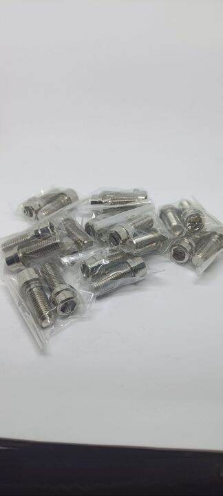 STAINLESS SIDE MIRROR BOLTS(YAMAHA/HONDA, ETC.) SOLD BY PAIR | Lazada PH