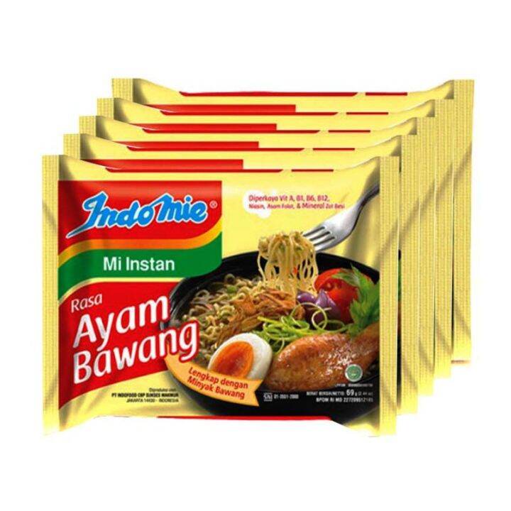 Indomie (isi 5) Rasa Ayam Bawang/Mie instant Termurah | Lazada Indonesia