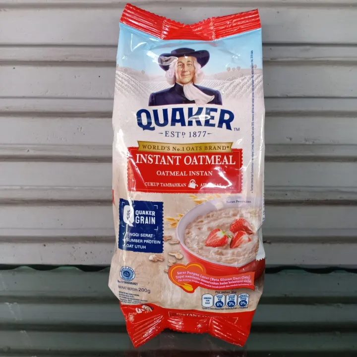 Quaker Instant Oatmeal 200 gram | Lazada Indonesia
