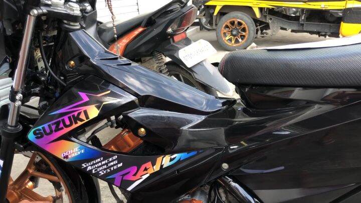 SUZUKI RAIDER 150 CARB 2018/2019 STOCK DECALS ( LAMINATED STICKER ...