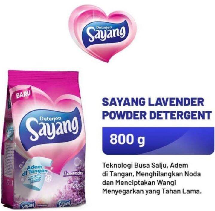 Sayang deterjen bubuk 800gr | Lazada Indonesia