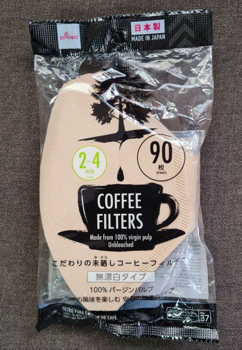 Coffee Filter Paper 2-4cups Daiso Japan(90sheets) | Lazada PH