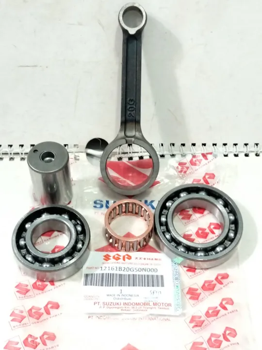 Stang seher Spin 125 Titan 125 plus bearing kruk as set kanan dan kiri | Lazada Indonesia