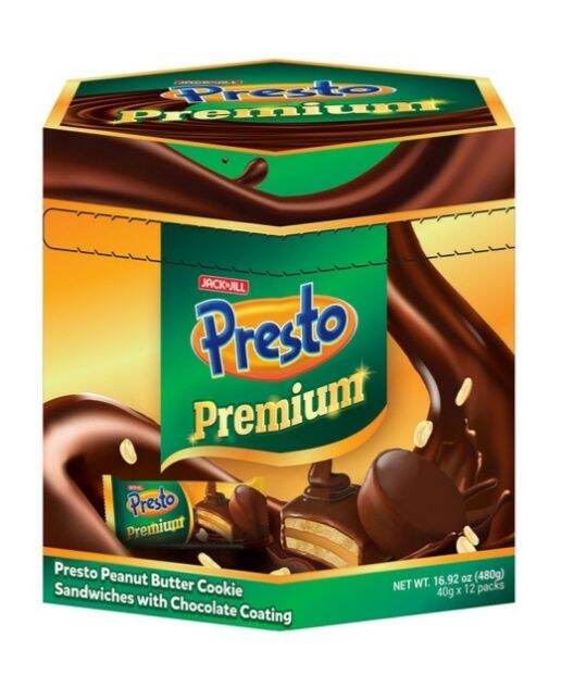 Presto Premium (480g.) Peanuts Butter Cookie Sandwich | Lazada PH