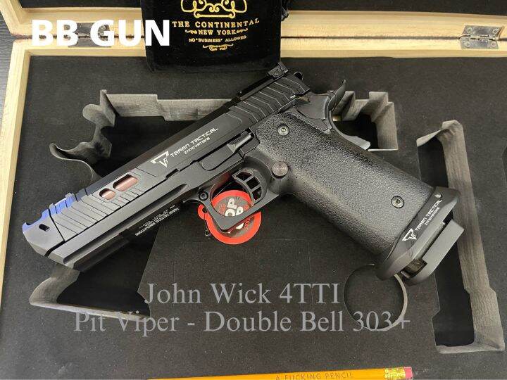 ปืนบีบีกัน รุ่น John Wick 4 TTI Pit Viper - Double Bell 303+ Box Set มือ1 | Lazada.co.th