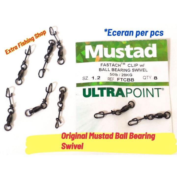 BALL BEARING SWIVEL MUSTAD ORIGINAL UNTUK MANCING DI LAUT SUNGAI ...