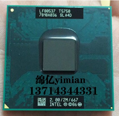 T5850 Sla4c T5750 Notebook CPU Original PGA Official Version Gl960 965 Motherboard | Lazada PH