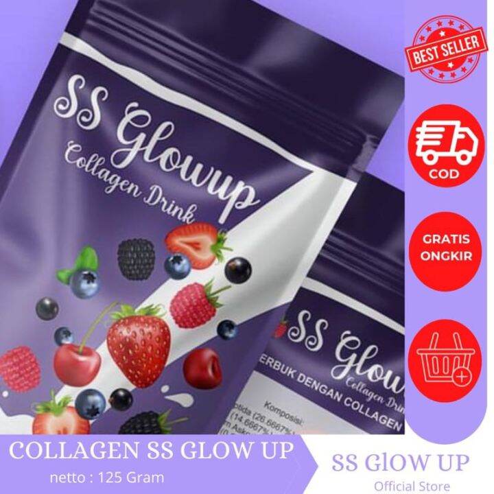 SS GLOW UP SARTIKA DIMAN MINUMAN COLLAGEN 125 gram | Lazada Indonesia