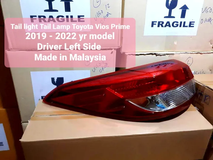 Tail light Tail Lamp Toyota Vios Prime 2019 - 2022 yr model Driver Left ...