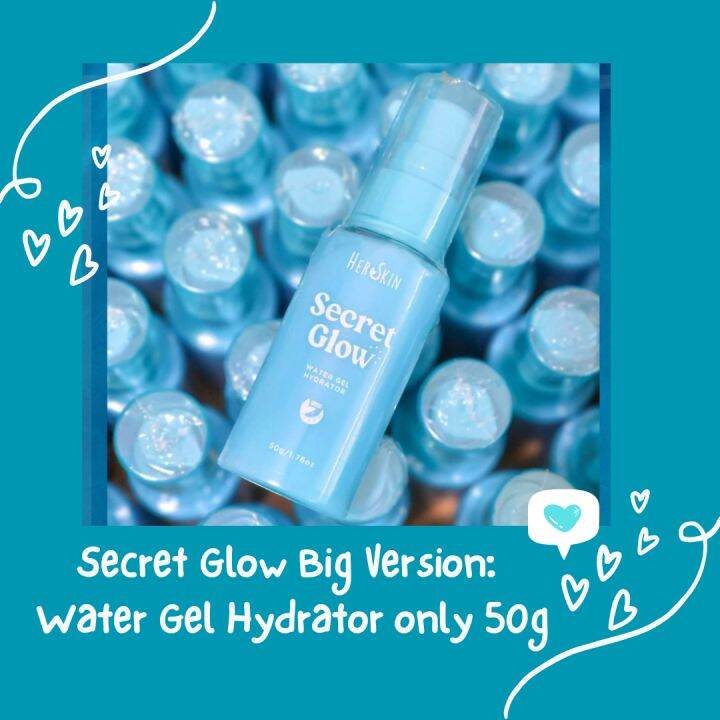 Secret Glow Water Gel Hydrator 50grams (Big Version) | Lazada PH
