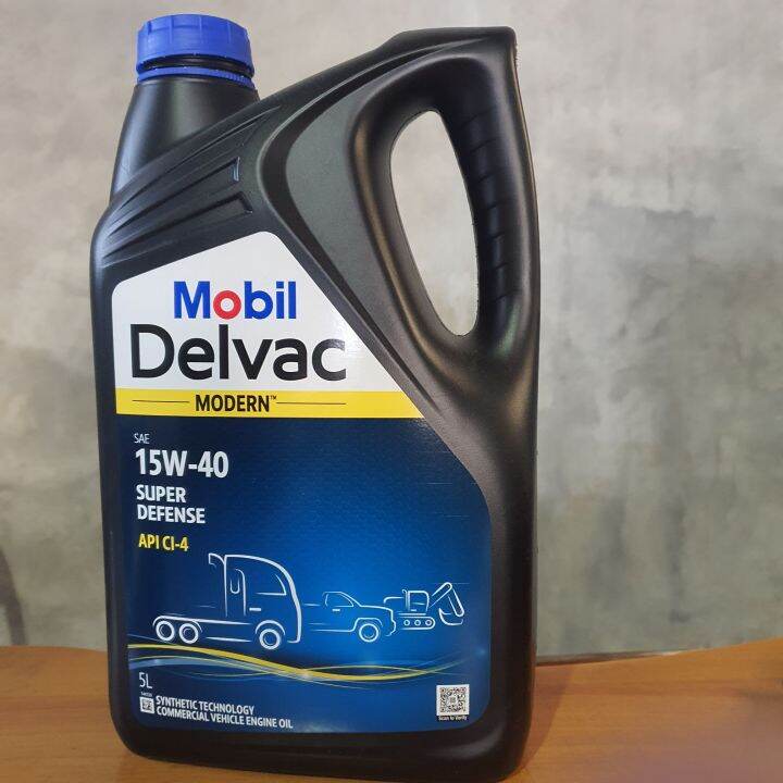 Oli diesel MOBIL DELVAC MODERN SAE 15W-40 API CI-4 kemasan galon ...