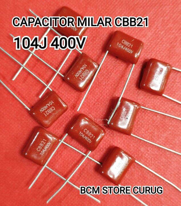 CAPACITOR MILAR 104J 400V | Lazada Indonesia
