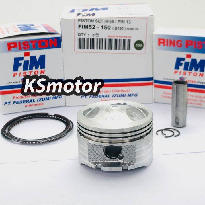 Piston Kit Seher Set VARIO BLADE BEAT XB 53,5 54 54,5 55 55,5 Pin 13 ...