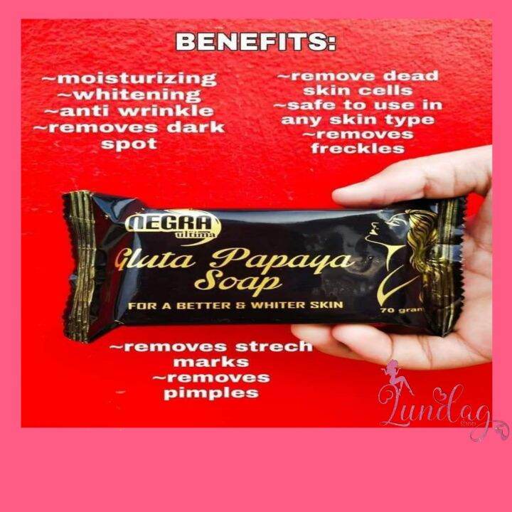 Negra Ultima Gluta Papaya Soap | Lazada PH
