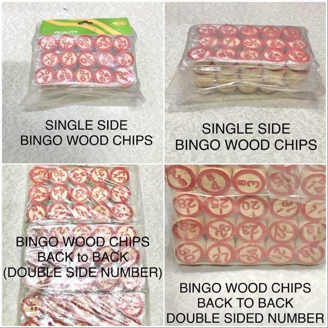 BINGO / BINGO CHIPS / BULILYO / BINGO NUMBER / WOOD BINGO CHIPS ONLY ...