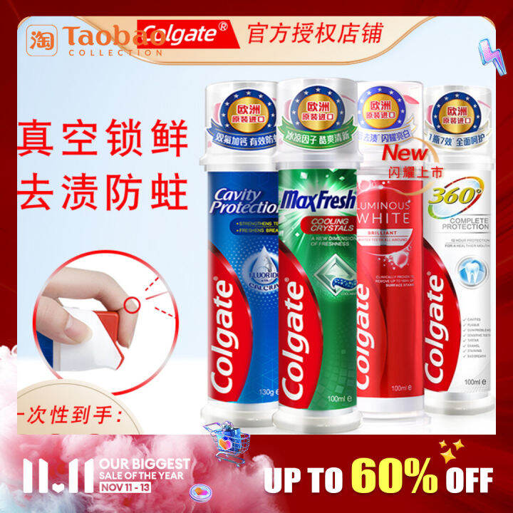 European Import Colgate Upright Press Type Toothpaste for Tooth-Fixing ...