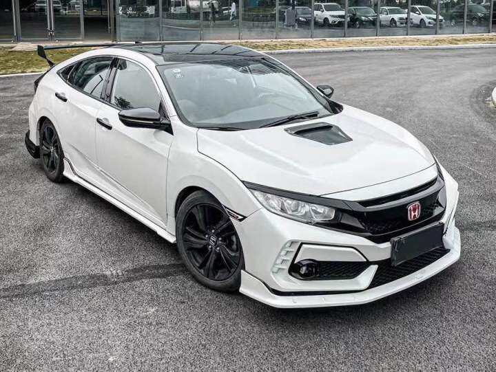 Honda civic FC 2016-2021 type R mugen bodykit body kit front side rear skirt lip diffuser fog ...