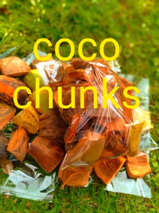 😍Coconut Husk Chops or bunot 1kg(Approx25to30pieces per pack)Good ...