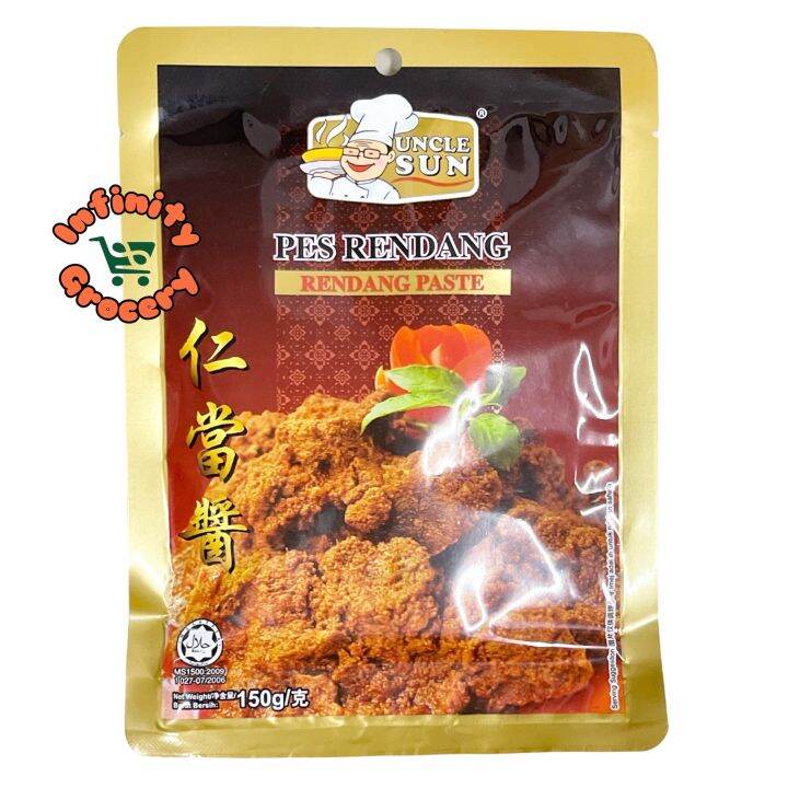 Uncle Sun Rendang Paste | 仁当酱 | Pes Rendang ( 150g ) | Lazada
