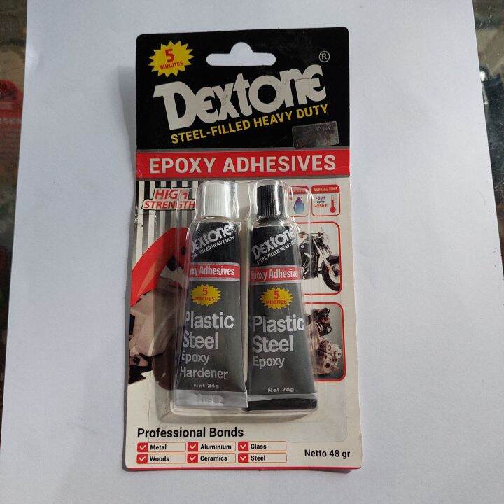 LEM DEXTONE 5 MENIT BESI LEM DEXTONE PLASTIC STEEL EPOXY | Lazada Indonesia