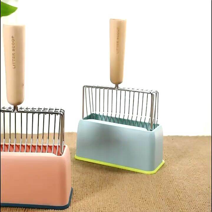 【Dargly】พร้อมส่ง ที่ตักทรายแมว ที่ตักอึแมว ช้อนตักอึแมว แบบเหล็ก แข็งแรง สแตนเลสอย่างดี | Lazada ...