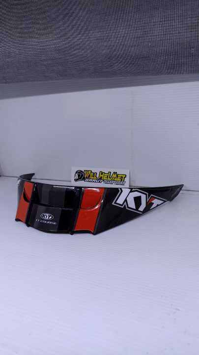 SPOILER KYT TT COURSE MOTIF MODEL 3D | SPOILER KYT TTC | Lazada Indonesia