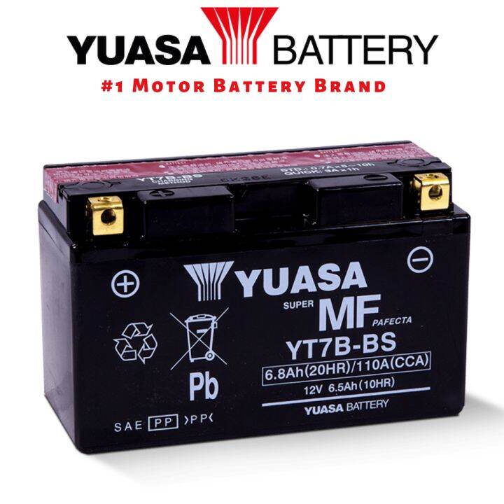 Yuasa YT7B-BS Motorcycle Battery (TAIWAN) | Lazada PH