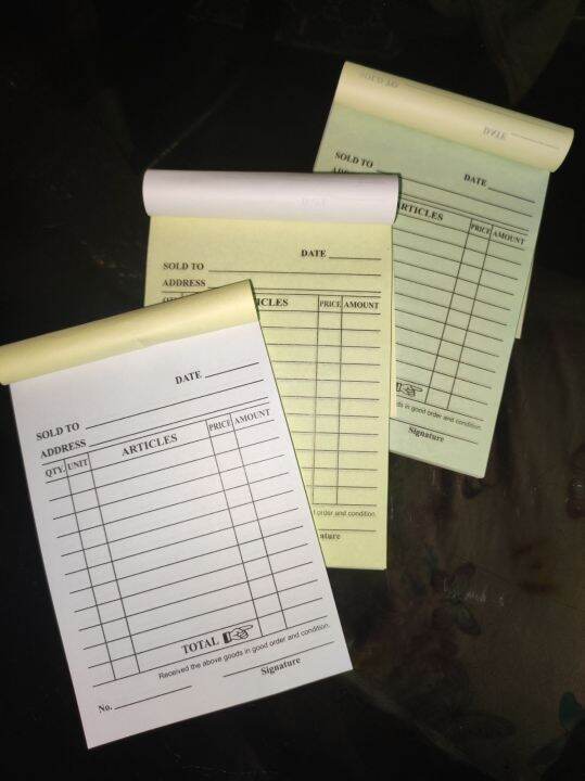 1/4 Triplicate Receipts (10 PADS) | Lazada PH