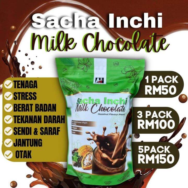 SACHA INCHI MILK CHOCOLATE | Lazada