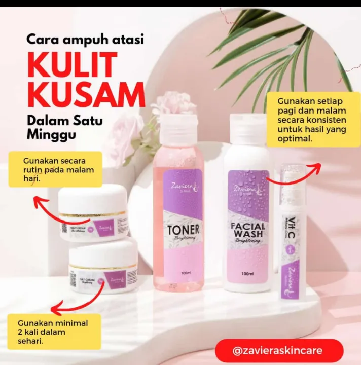 Zaviera Paket Glowing Paket Lengkap | Lazada Indonesia