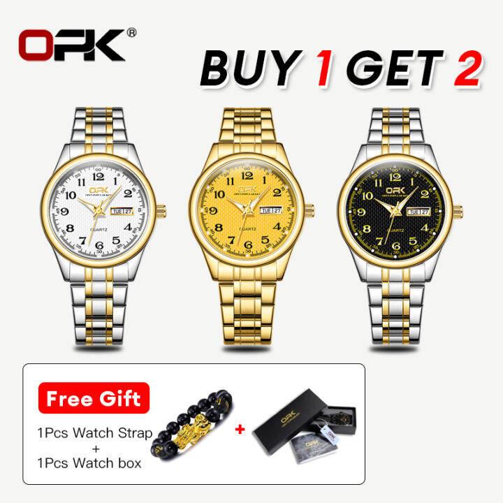 OPK Gold Watch for Women Original Waterproof 2022 Korean Style ...