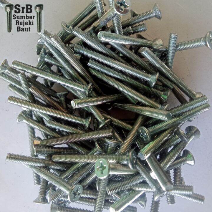 Baut Jf M3 x 30 Galvanis 50 pcs | Lazada Indonesia