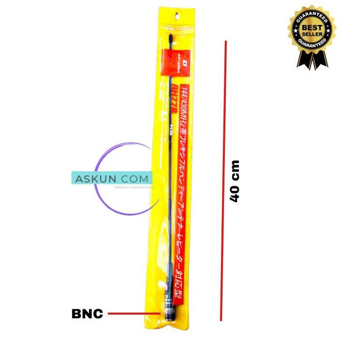 ANTENA LIDI RH771S DUALBAND D-ANTENA UNTUK HT TIPE BNC - panjang 40 cm | Lazada Indonesia