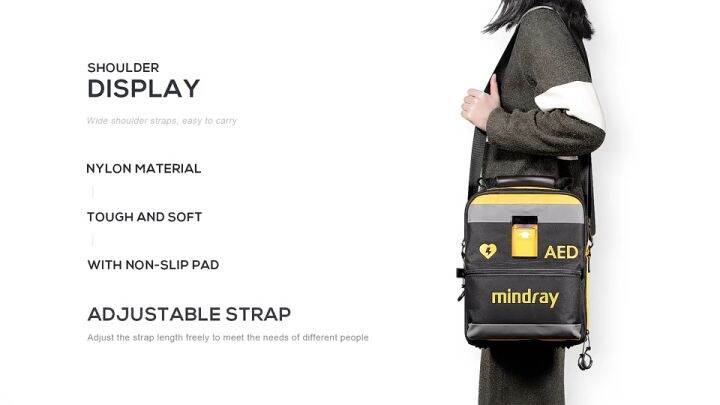 AED Backpack Defibrillator first aid Bag | Lazada