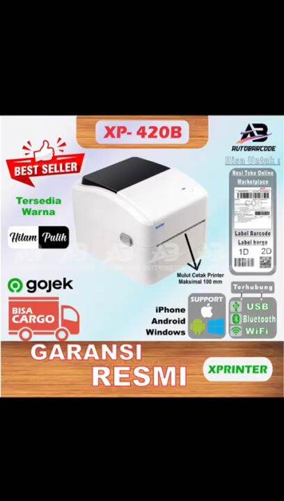 Printer Resi Perinter Xprinter 420 / XP420B / XP 420B / XP-420B / Sticker Setiker Stiker / Lebel ...