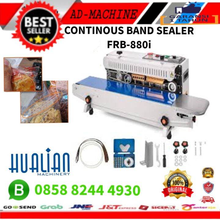 MESIN PRESS KEMASAN CONTINOUS BAND SEALER FRB-880I | Lazada Indonesia