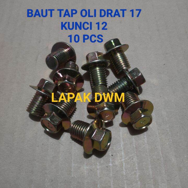 BAUT TAP OLI HONDA YAMAHA SUZUKI DRAT 17 KUNCI 12 10 PCS | Lazada Indonesia