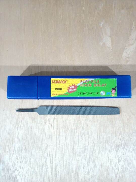 KIKIR PLAT GEPENG STAMVICK 8" / KIKIR FLAT FILE STAMVICK 8 INCH ...