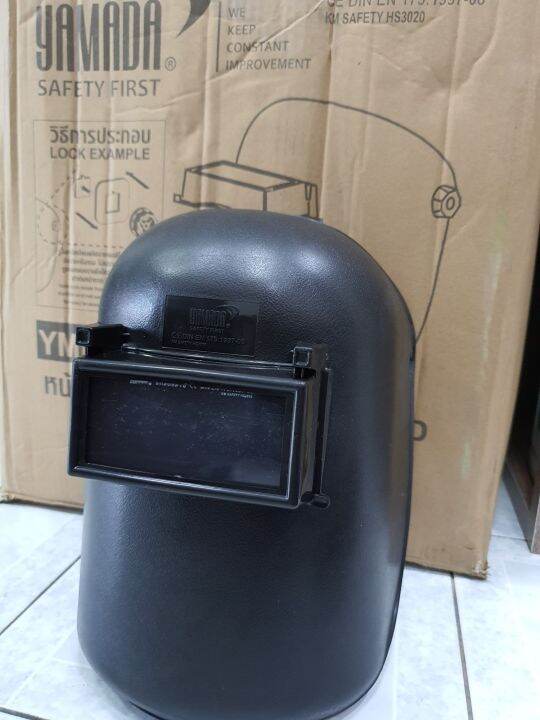 หน้ากากเชื่อมสวมหัว พร้อมกระจกจำเฉด10 แบบปรับหมุน ยี่ห้อYamada YMD-405N | Lazada.co.th