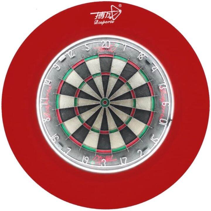 BCSPORTS DARTBOARD SURROUND - LED PU ONE PIECE ROUND DART BOARD ...