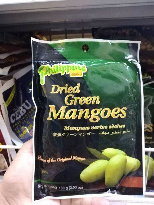 PHILIPPINE BRAND DRIED GREEN MANGOES 100g. | Lazada PH