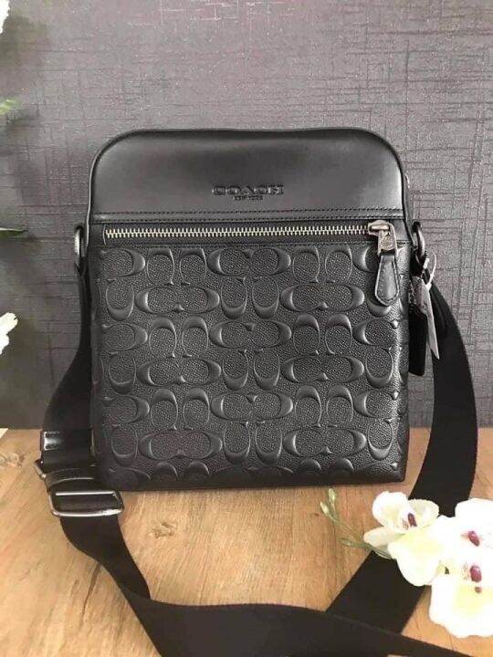 แท้💯% Coach 4009 Houston Flight Bag In Signature Leather | Lazada.co.th