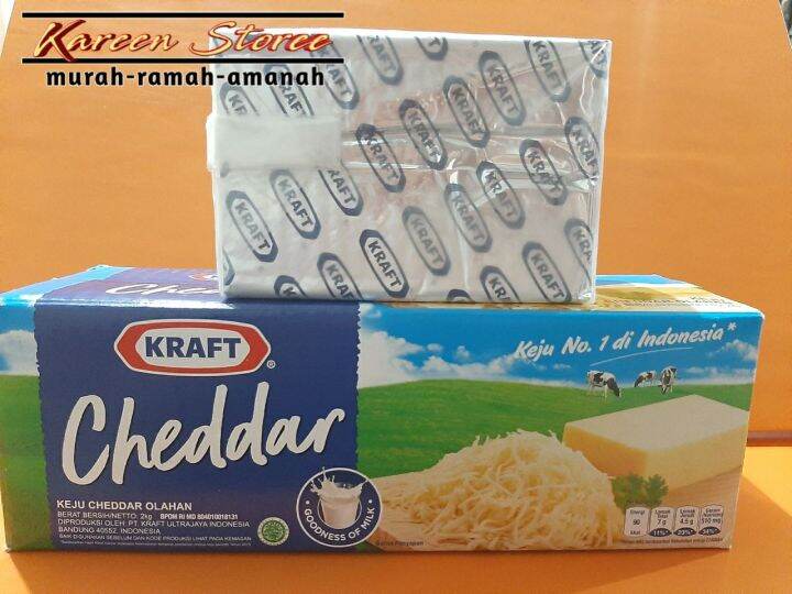 Keju Kraft Cheddar 1kg | Lazada Indonesia