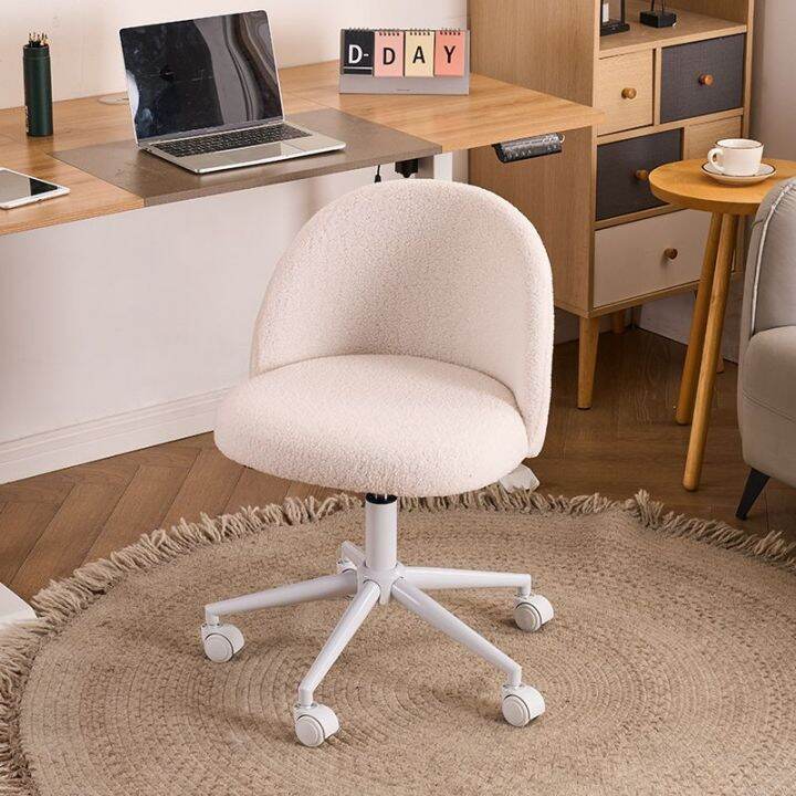 Creamy Princess Style Cosmetic Chair Girls' Master Bedroom Room ...