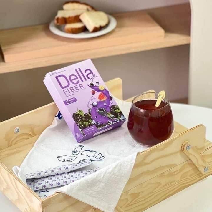 เดลล่า ไฟเบอร์พลัส Della Fiber Plus💜💜💜💜 แพ็คเกจใหม่ | Lazada.co.th