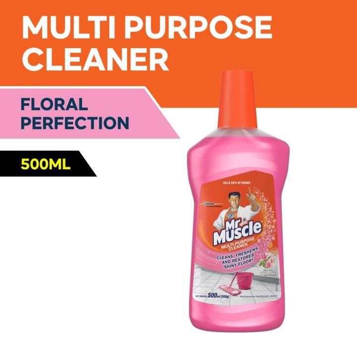MR. MUSCLE MULTI PURPOSE CLEANER (500ML) FLORAL PERFECTION | Lazada PH