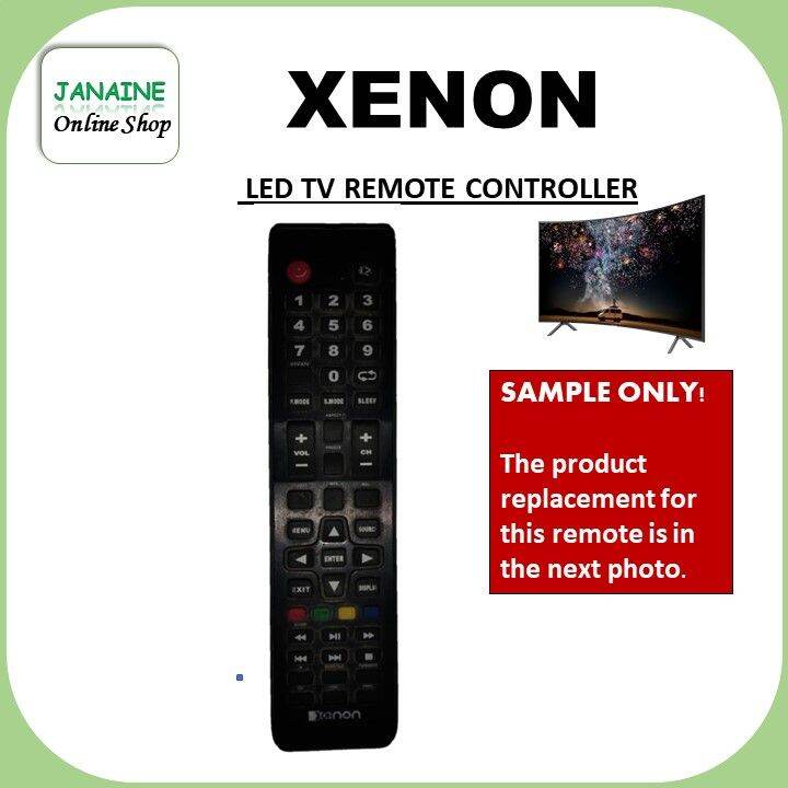 XENON BASIC NON-SMART LED TV REPLACEMENT REMOTE CONTROLLER | Lazada PH